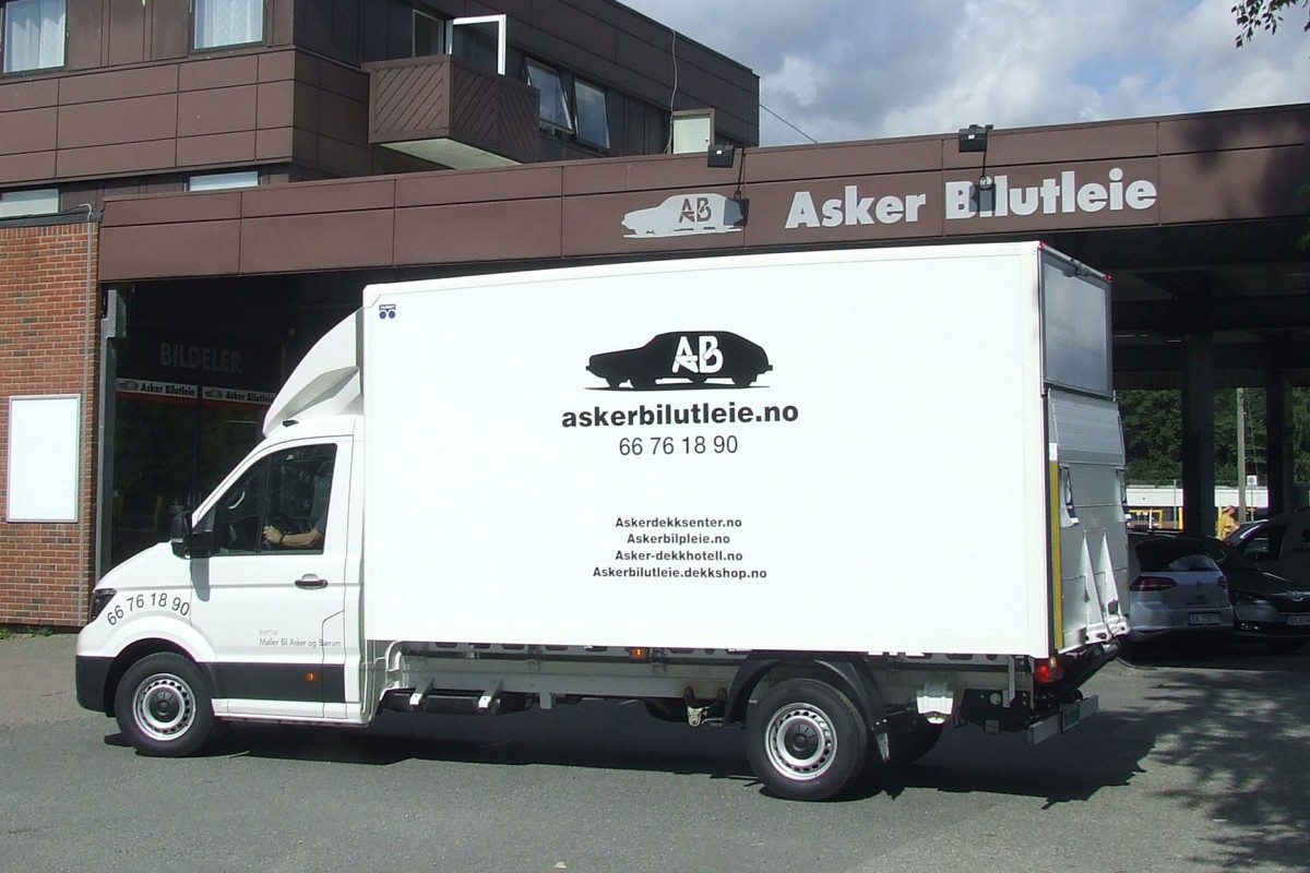 Gruppe V: Vare-/flyttebil eks. 19 m3 - Asker Bilutleie