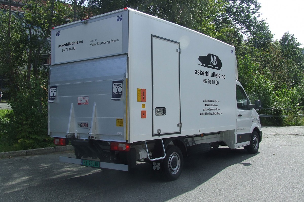 Gruppe V: Vare-/flyttebil eks. 19 m3 - Asker Bilutleie