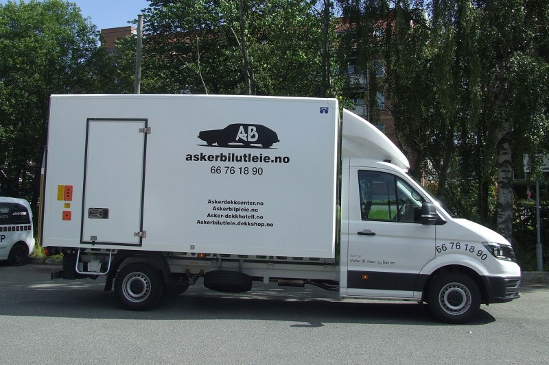 Gruppe V: Vare-/flyttebil eks. 19 m3 - Asker Bilutleie